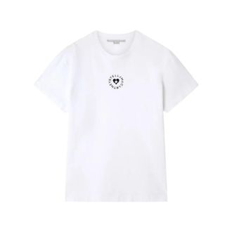 Stella McCartney Lovestruck T-Shirt - - Tops - Damen - Wei&szlig; - M
