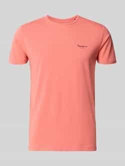 Pepe Jeans London Slim Fit T-Shirt aus Baumwoll-Mix Modell ORIGINAL BASIC 3N