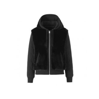 Mackage Femme, Sweatshirts et sweats &agrave; capuche, Noir, Taille: 40 FR Blouson r&eacute;versible