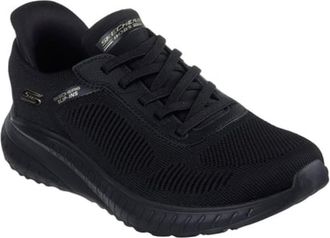 Skechers Damen Hands Free Slip-Ins Bobs Squad Chaos-Current Muse Sneaker, Schwarz/Schwarz, 36.5 EU Weit