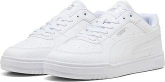 Puma CAVEN III Unisex-Sneaker, Wei&szlig;, Silber, Schwarz, 10.5 UK