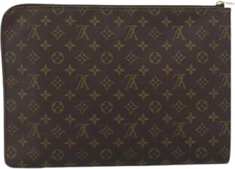 Louis Vuitton Pre-owned Vintage Clutch - Femme - Pre-owned - Brun - Taille: ONE Size
