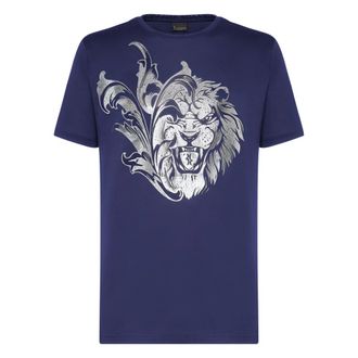Billionaire Boys Club T-Shirt Rundhals L&ouml;we - - Tops - Herren - Blau - XS
