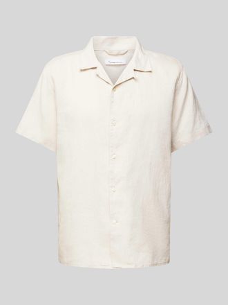 Knowledge Cotton Apparel Box Fit Freizeithemd mit Reverskragen