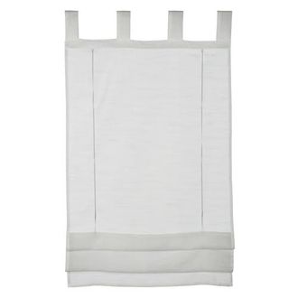Gardinia Store Japonais, Voile Transparent, Passants, Blanc, 100 x 140 cm