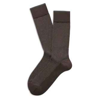 Marcoliani Windows Kniestrumpf - - Underwear - Herren - Braun - ONE SIZE