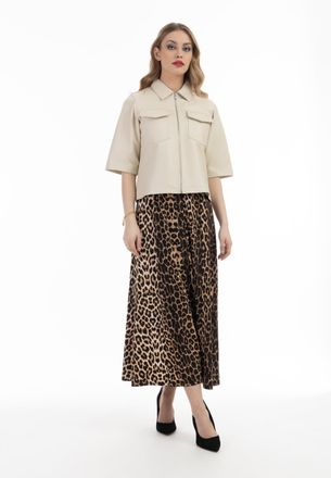 Faina chemise en cuir faina