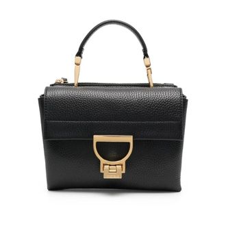 Coccinelle Femme, Sacs, Noir, Taille: ONE Size Handbag Grained Leather 001