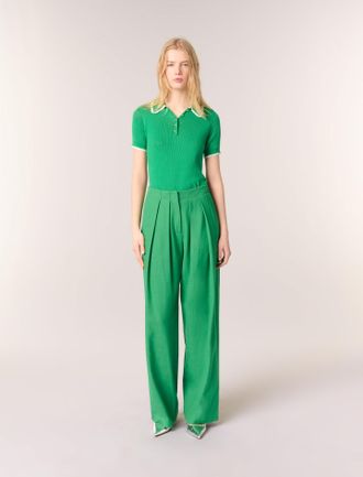 Maje Kost&uuml;mhose - Gr&uuml;n - Gr&ouml;&szlig;e 38 - Maje