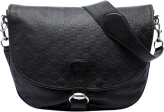Gucci Pre-owned Sac bandouli&egrave;re vintage - Femme - Pre-owned - Noir - Taille: ONE Size