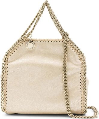 Stella McCartney Stella McCartney Hobo Bags - Compact Gold Faux Leather Tote - Gr. unisize - in Beige - f&uuml;r Damen