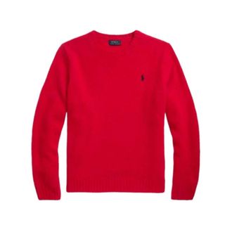 Polo Ralph Lauren Homme, Pulls, Rouge, Taille: XL Pull ras du cou avec logo
