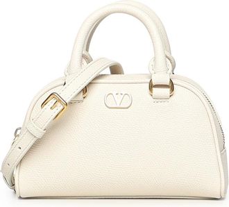 Valentino Garavani Femme, Sacs, Beige, Taille: ONE Size VLogo Signature Mini Vanity Bag