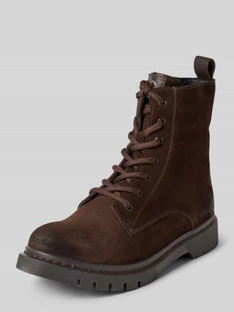 Tamaris Schn&uuml;rstiefel aus echtem Leder