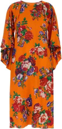 Moschino Femme, Robes, Multicolore, Taille: 38 FR Robe en jersey imprim&eacute;