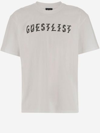 44 Label Group 44 T-shirt en coton de groupe détiquettes avec imprimé