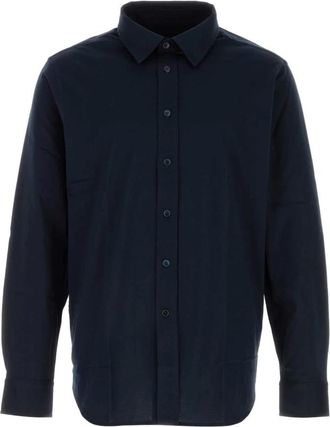 Brioni Homme, Chemises, Bleu, Taille: M T-shirt &agrave; col rond