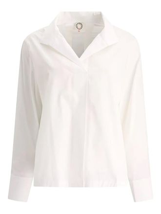 Ines De La Fressange chemise &agrave; manches trois-quarts - Blanc