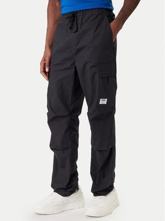 HUGO BOSS Stoffhose Gadic242 50545643 Schwarz Relaxed Fit