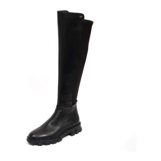 Michael Kors Ridley Leder/Stoff Stiefel - - Shoes - Damen - Schwarzk - 36 EU