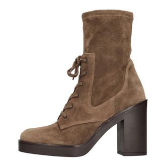 Stuart Weitzman Everitt 80 Bootie - - Shoes - Damen - Braun - 38 EU