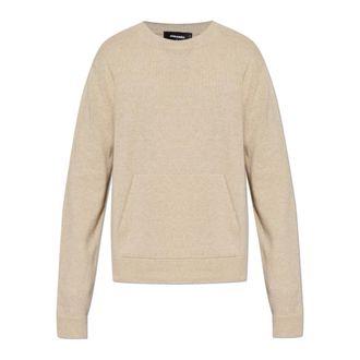 Dsquared2 Wollpullover mit Tasche - - Knitwear - Herren - Beige - L