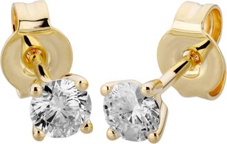 Orolino Ohrstecker 585/- Gelbgold 2 Brill. 0,50ct. H/P2