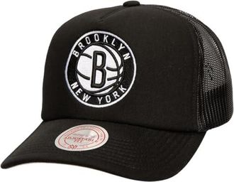 Mitchell & Ness NBA Evergreen Trucker Casquette Snapback Brooklyn Nets Black, Noir, taille unique