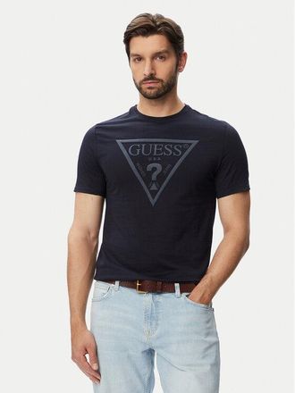 Guess T-Shirt M6YI71 K3745 Dunkelblau Slim Fit