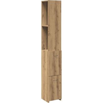 vidaXL vidaXL Badschrank Artisan-Eiche 25x25x170 cm Holzwerkstoff