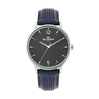 Ben Sherman Homme, Accessoires, Bleu, Taille: ONE Size Montre Quartz Portobello 41mm