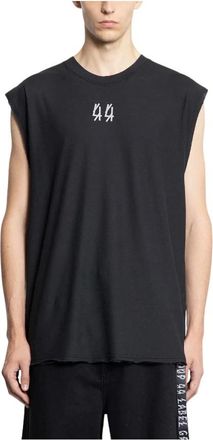 44 Label Group Homme, Tops, Noir, Taille: XL T-shirt sans manches