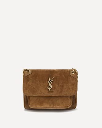 Saint Laurent Medium Niki suede Shoulder Bag Female UNI