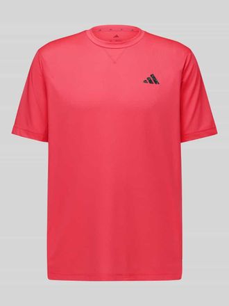 adidas Sport-T-Shirt mit Logo-Print