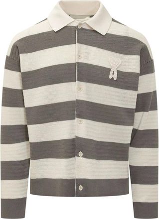 Ami Homme, Pulls, Beige, Taille: S De Coeur Cardigan