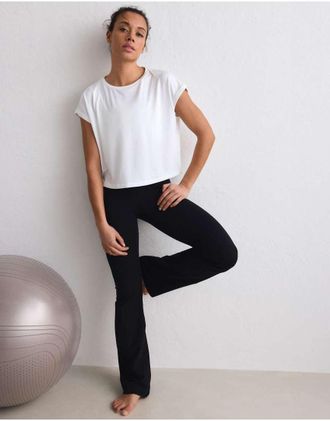 Aim'n Black Sense - Collants &eacute;vas&eacute;s &agrave; taille mi-haute - Noir