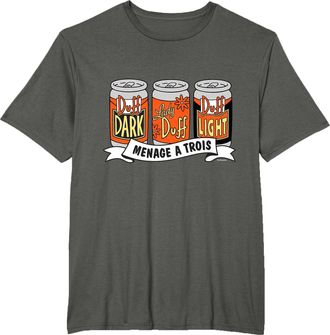 The Simpsons Duff Beer Trio Menage A Trois T-Shirt