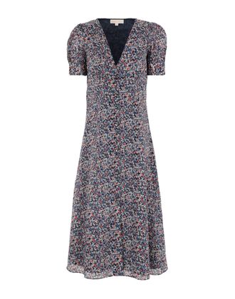 Michael Kors BLOOM PUFF SLEEVE MIDI DRESS