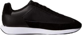 Calvin Klein Damen Retro Runner Laceup Wingt Mix Yw0Yw02061 Low Top, Black (Black/Bright White), 36 EU