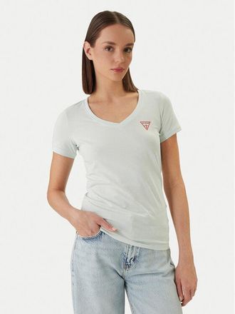 Guess T-Shirt W2YI45 J1314 Gr&uuml;n Slim Fit