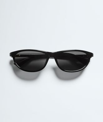 Bottega Veneta Lunettes de soleil rectangulaires Classic - Noir - Unisex - Unisex