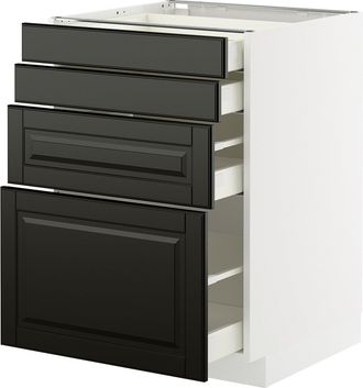 IKEA METOD / MAXIMERA Unterschr., 4 Fronten/4 Schubladen