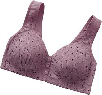Generic Bonnes choses avec fermeture &agrave; bouton-pression sur le devant, couverture compl&egrave;te, soutien-gorge confortable sans armatures, l&eacute;g&egrave;rement doubl&eacute;, soutie