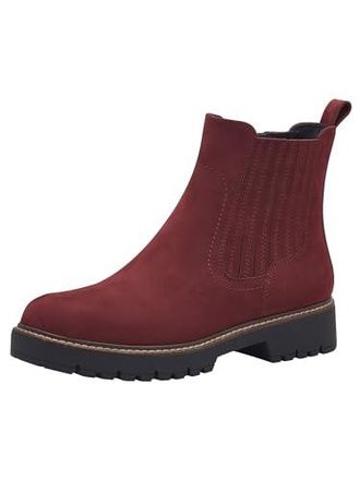 Tamaris Femme 1-25410-43 Bottine Chelsea, Merlot, 40 EU
