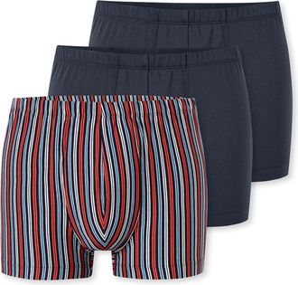 Schiesser Herren 3 Pack Unterw&auml;sche Shorts mit weichem Bund Bio Baumwolle Multipack - 95/5 Organic, Sortiert 9_180216, 8