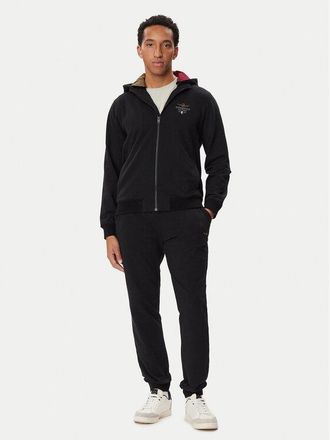 Aeronautica Aeronautica Militare Jogginganzug 262TF0108UF00662 Schwarz Regular Fit