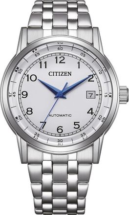 Citizen Automatik Dress Watch Edelstahl wei&szlig;, 40mm Herrenuhr NJ0210-56A