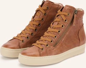 Paul Green Schn&uuml;rboots braun