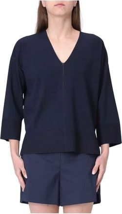 KANGRA Femme, Blouses et Chemises, Bleu, Taille: 40 FR Kangra Sweaters Bleu