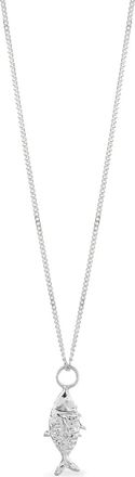 No More collier à pendentif poisson - Argent